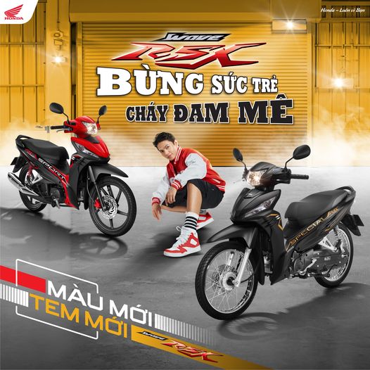 Honda Ra Mắt Mẫu Xe Honda Wave RFX 110 Phiên Bản 2023